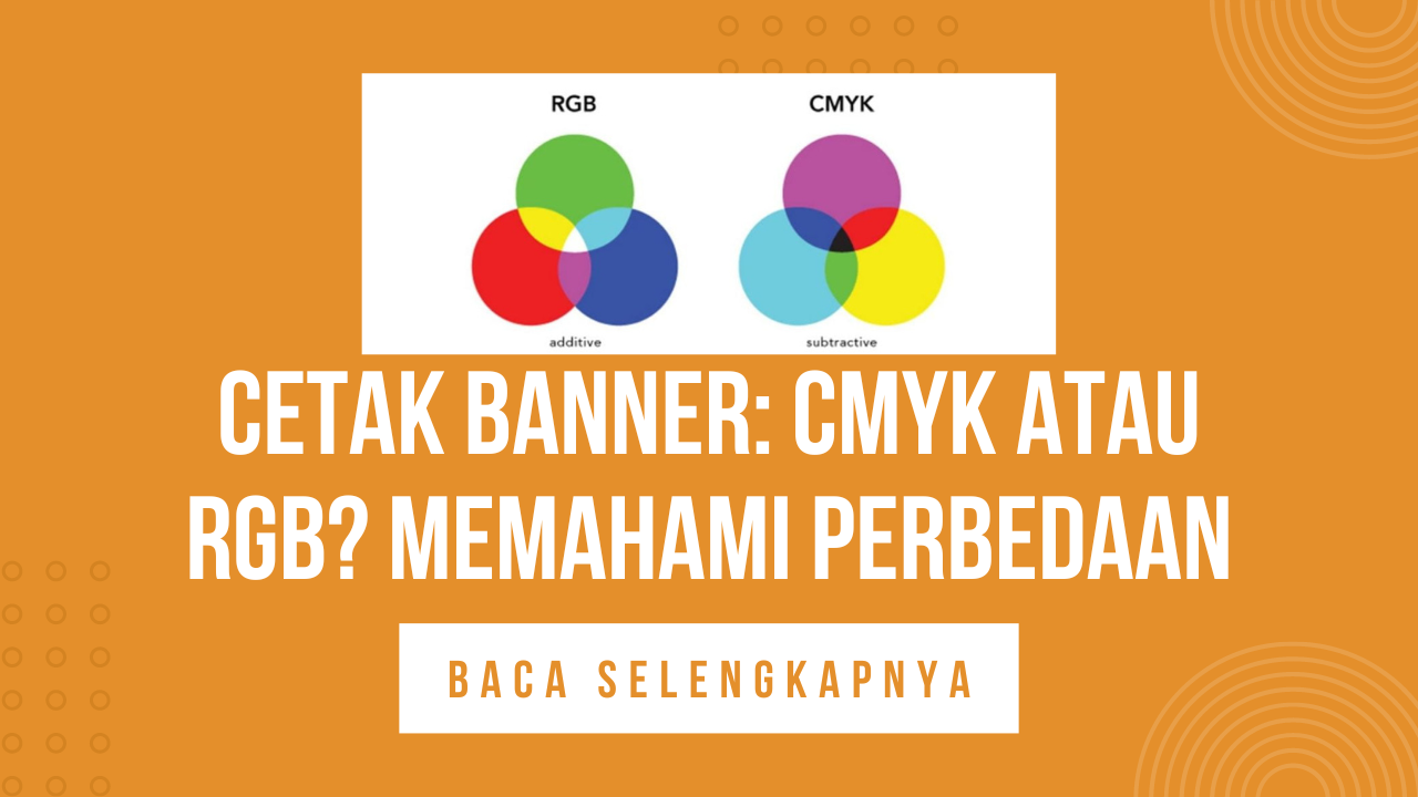 Cetak Banner: CMYK atau RGB? Memahami Perbedaan dan Pemilihan yang ...