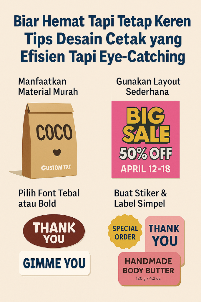 Biar Hemat Tapi Tetap Keren: Tips Desain Cetak yang Efisien Tapi Eye ...