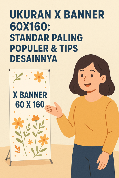 Ukuran X Banner 60x160 || Standar Paling Populer & Tips Desainnya ...