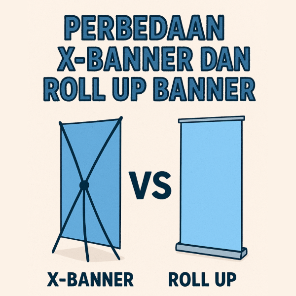 Perbedaan X Banner vs Roll Up Banner: Pilih yang Tepat untuk Bisnismu ...