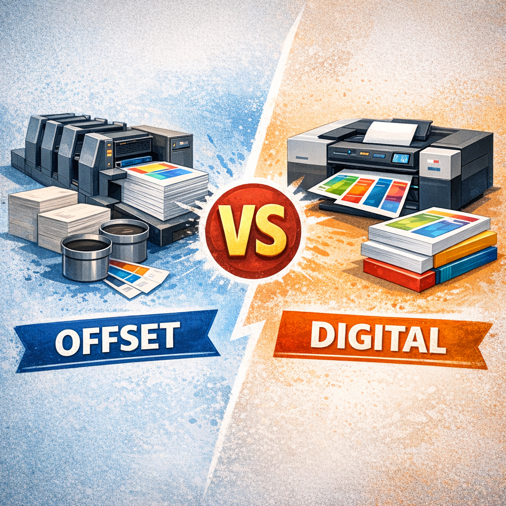 Digital Printing vs Offset: Panduan Memilih yang Tepat untuk Bisnis ...